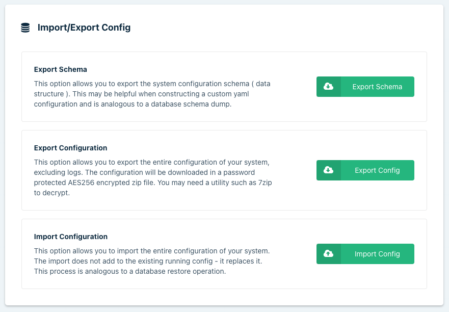 Exporting System Configurations — Kasm 1131 Documentation 8455